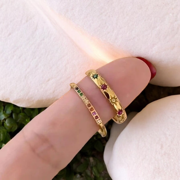 Golden Rainbow Ring – Overdressed